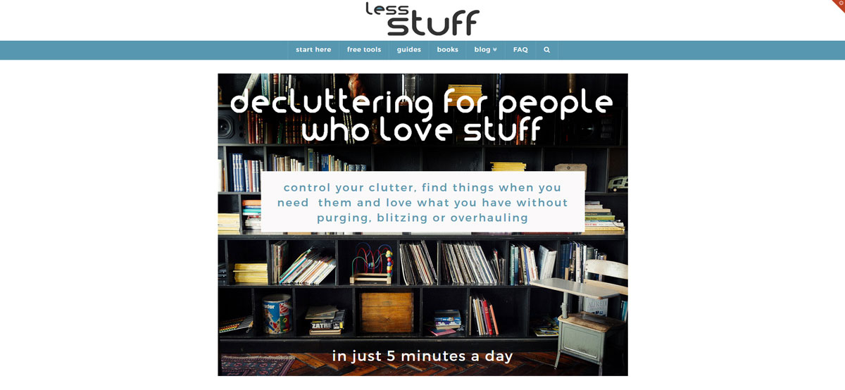 less-stuff - less stuff - decluttering for non minimalists