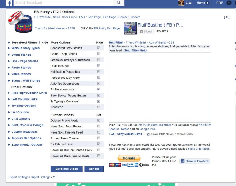 Declutter Facebook with Fluff Busting Purity Browser Extension - less ...
