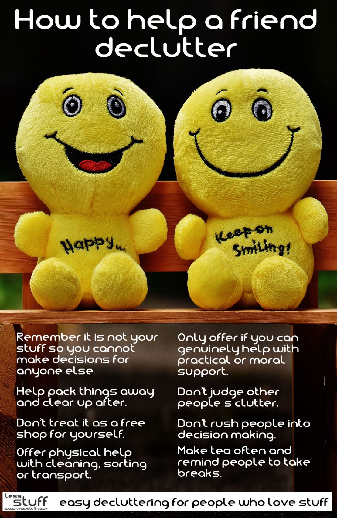 How to give and accept help decluttering - less stuff - decluttering ...