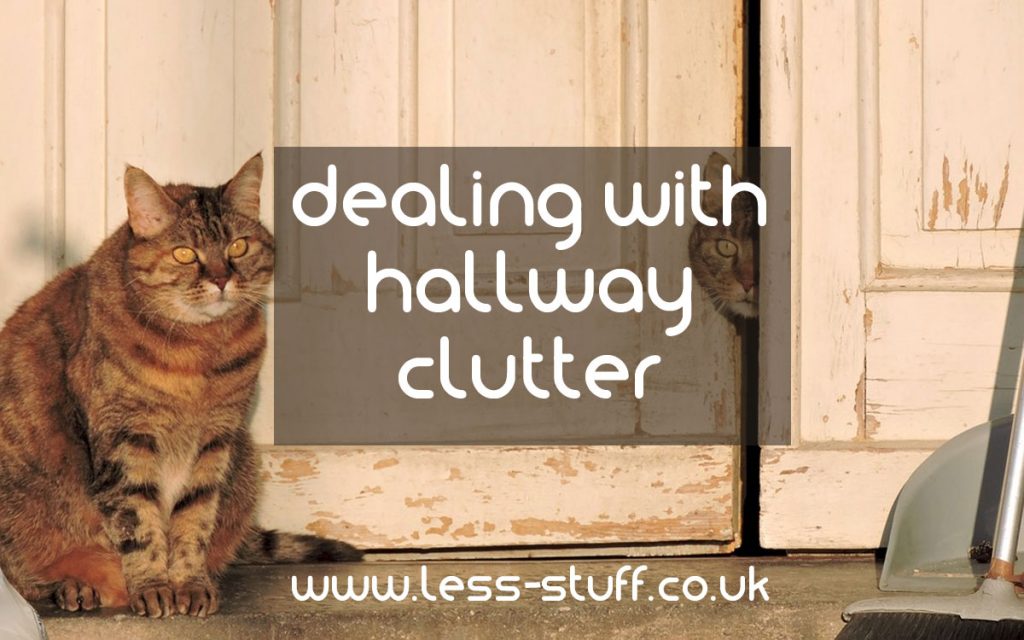 Dealing with hallway clutter and dumping grounds - less stuff ...