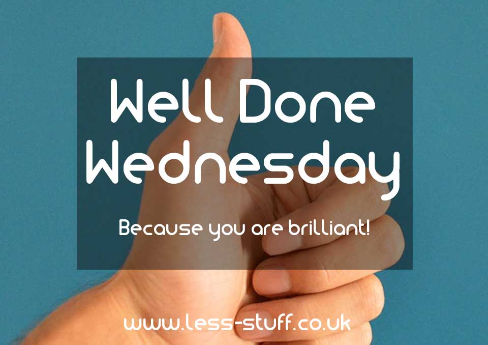 Well-Done-Wednesday - less stuff - decluttering for non minimalists