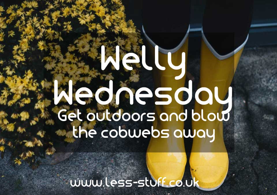 Welly-Wednesday - less stuff - decluttering for non minimalists